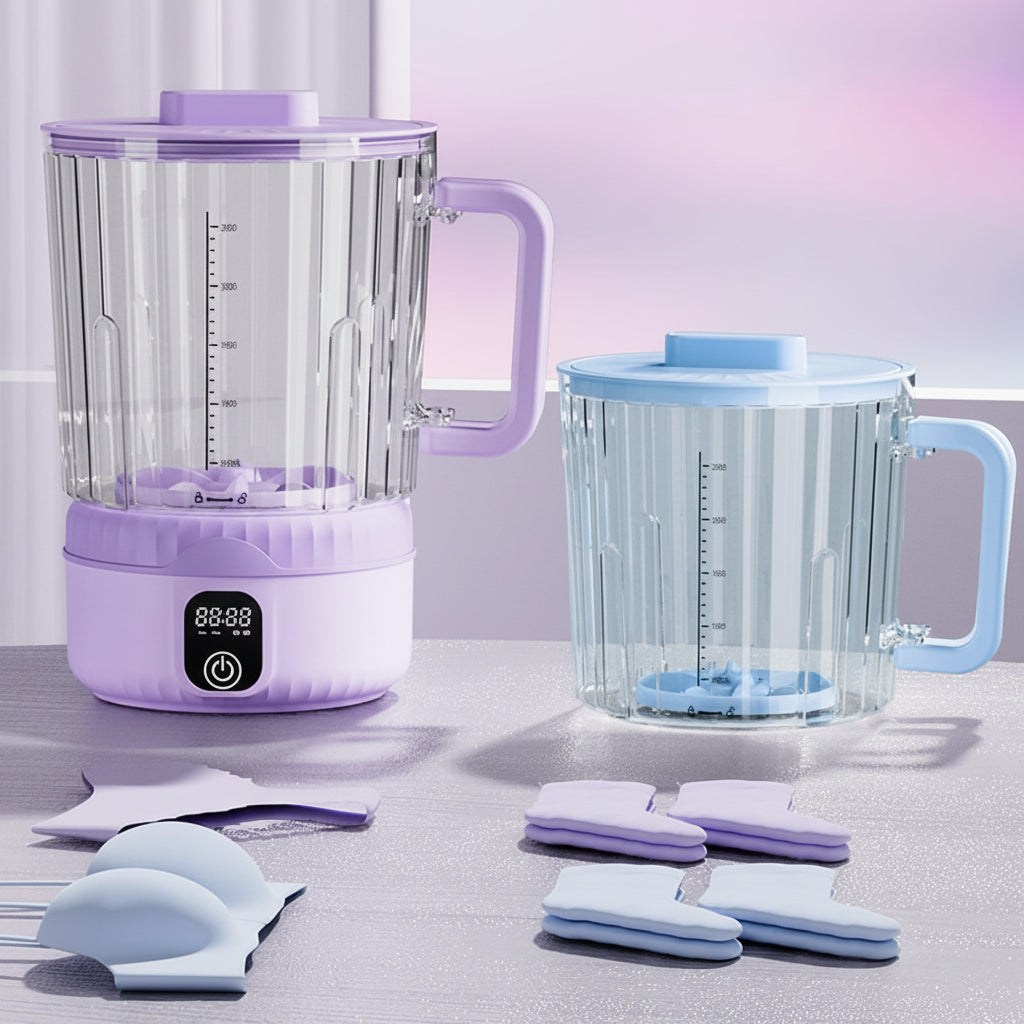 Mini Portable Rechargeable Compact Underwear Washing Machine Travel