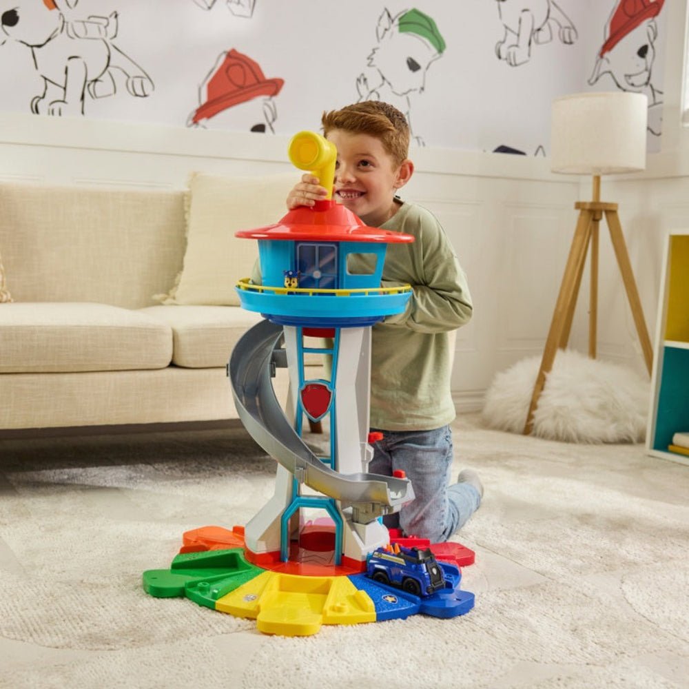 Toy Car Playset Slide Tower Vehicles Children