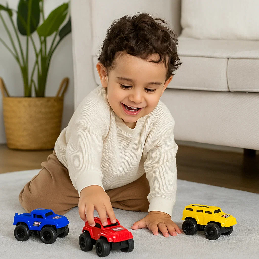 Toy Car Set Toddlers Manual Mini Race Cars