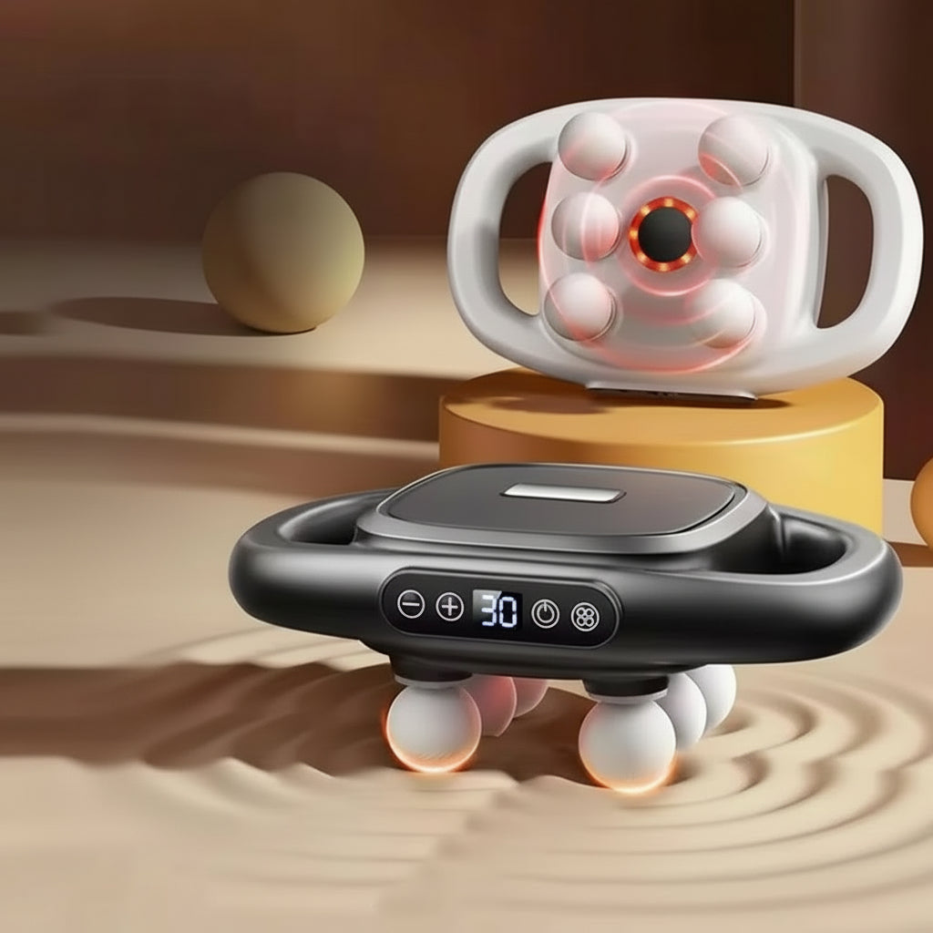 Massage Gun Muscle Massage Device Six Heads Vibration Massage