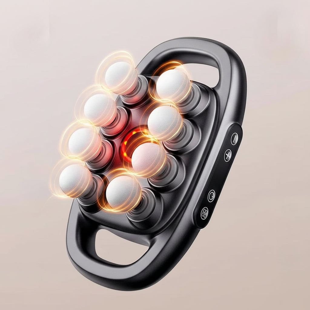 Massage Gun Muscle Massage Device Six Heads Vibration Massage