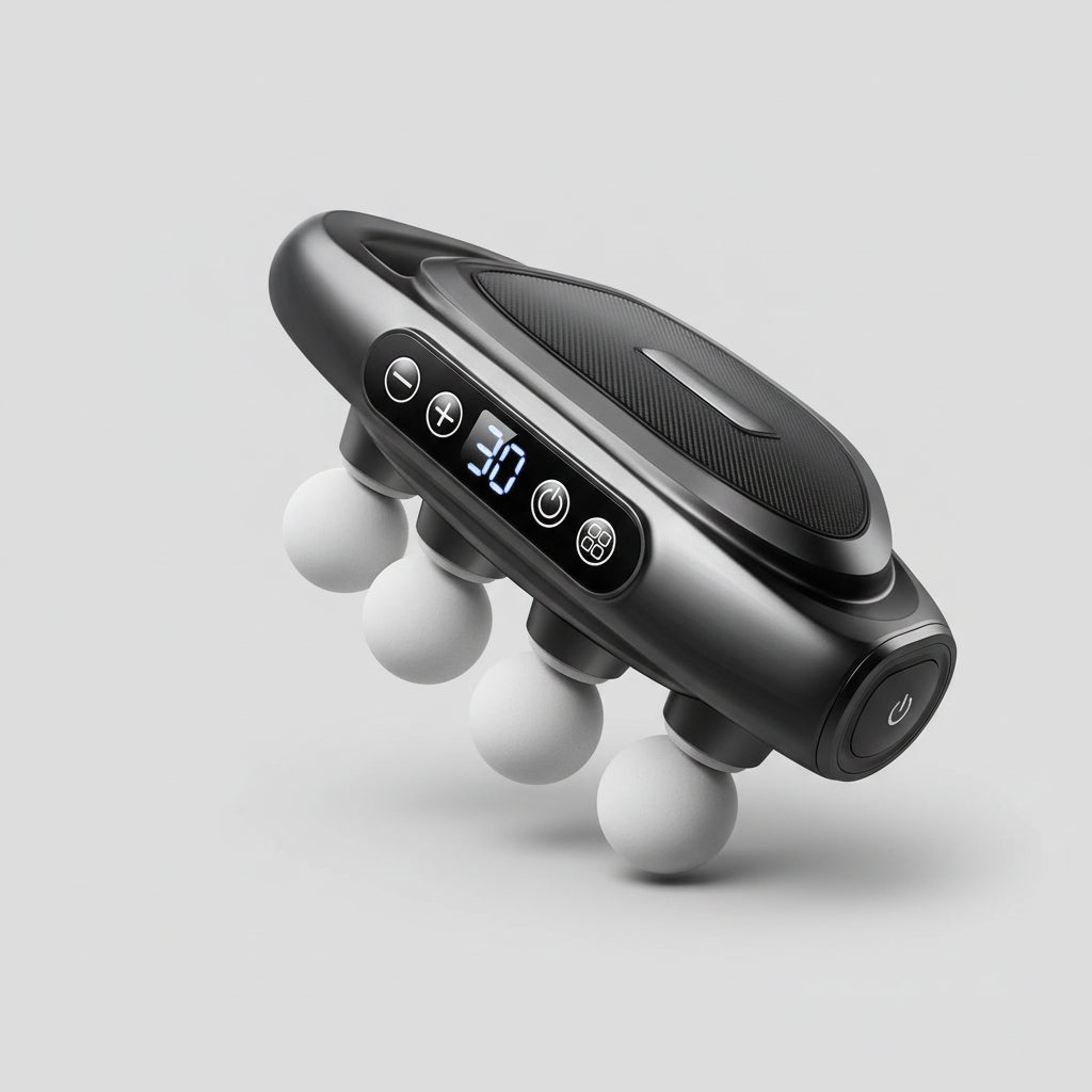 Massage Gun Muscle Massage Device Six Heads Vibration Massage